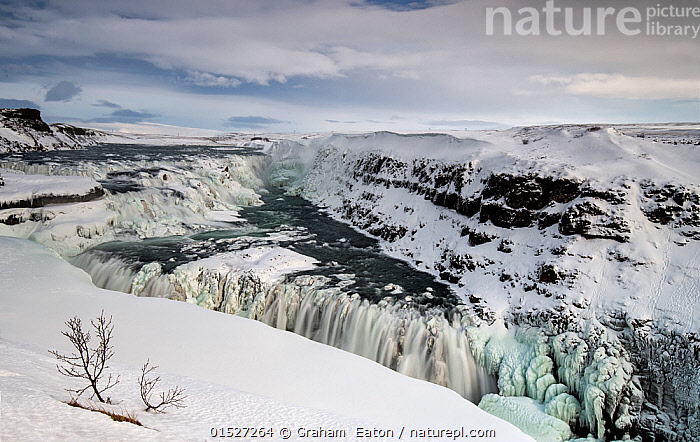 Gullfoss Frozen