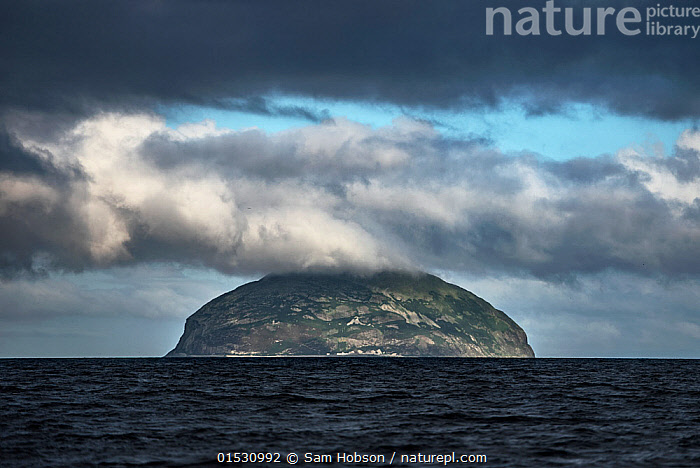 Stock photo of Ailsa Craig Island, Firth of Clyde, Scotland, UK. August ...