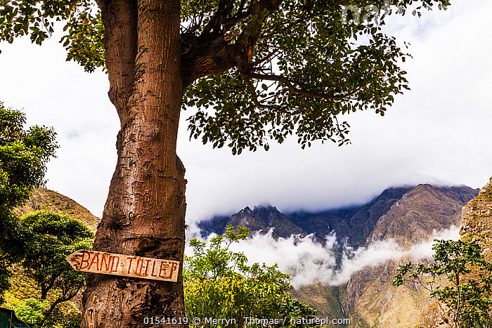 Stock photo of Bano, toilet sign on the Inca Trail, Peru. December 2013 ...