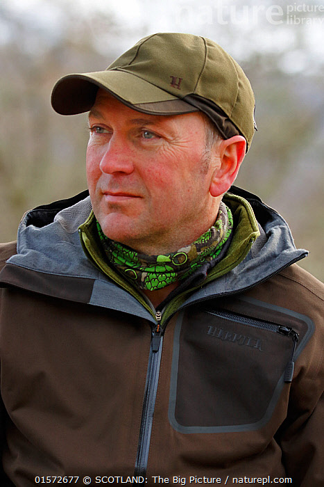 Stock photo of Portrait of photographer Neil McIntyre. Scotland, UK ...