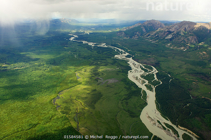 Stock photo of Aerial view of the Northern Rockies, Muskwa-Kechika ...