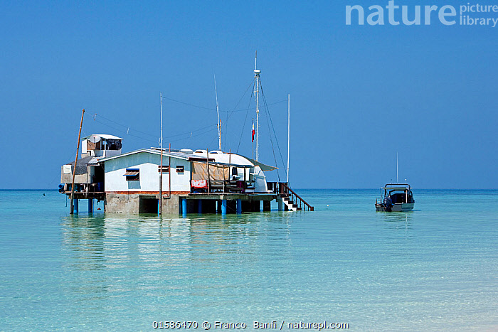 Stock photo of Ranger Station located in the North Atoll, Tubbataha ...