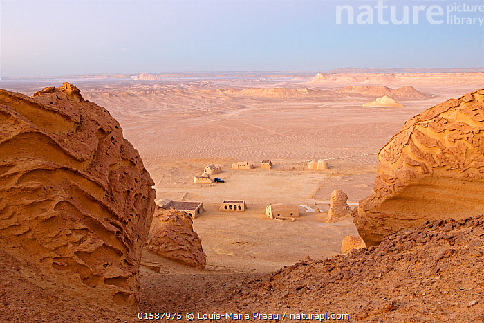 Stock photo of Wadi El Hitan (Whale Valley) Wadi Hitan National Park ...
