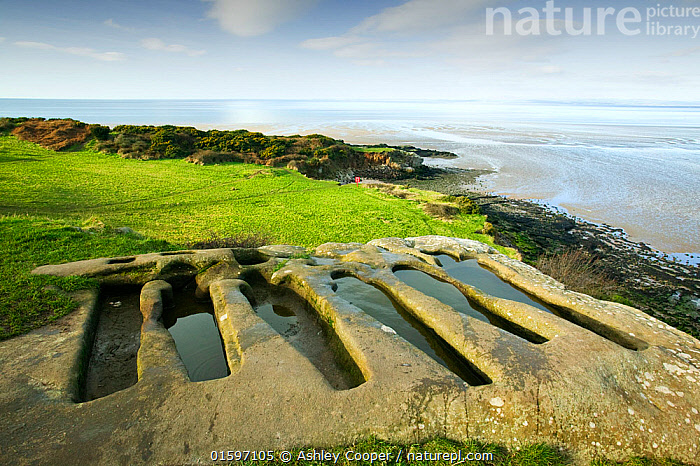 Stock photo of Ancient Stone graves at Heysham, Lancashire, England, UK ...