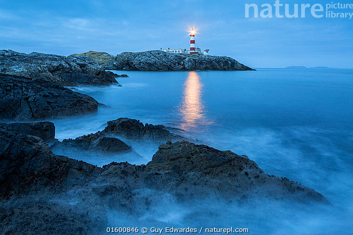 Stock photo of Eilean Glas Lighthouse, Scalpay, Isle of Harris, Outer ...