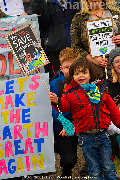 Stock photo of Children protesting climate change at 'Strike 4 Climate ...