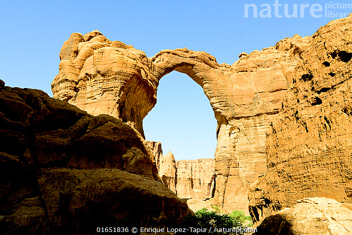 Stock photo of Aloba arch - eroded sandstone rock formation in the ...