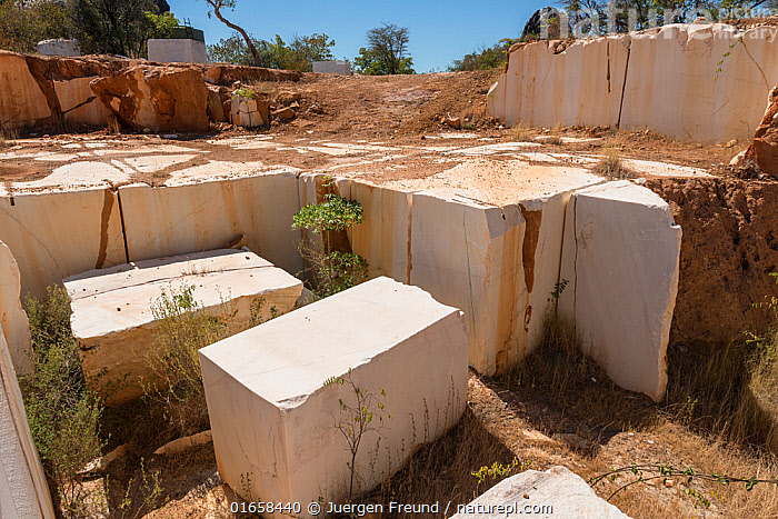 Stock photo of Slabs of rock in marble quarry. Chillagoe, Mareeba, Far ...