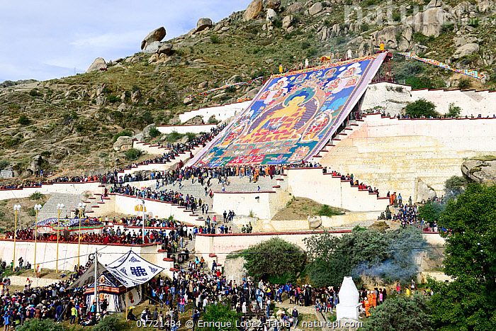 Stock photo of Hundreds of pilgrims flocking to Shotoon Religious ...