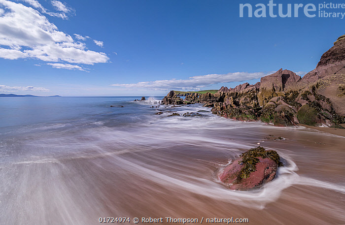 Stock photo of Kinard beach, Kinard, Dingle Peninsula, County Kerry, Republic of Ireland ...