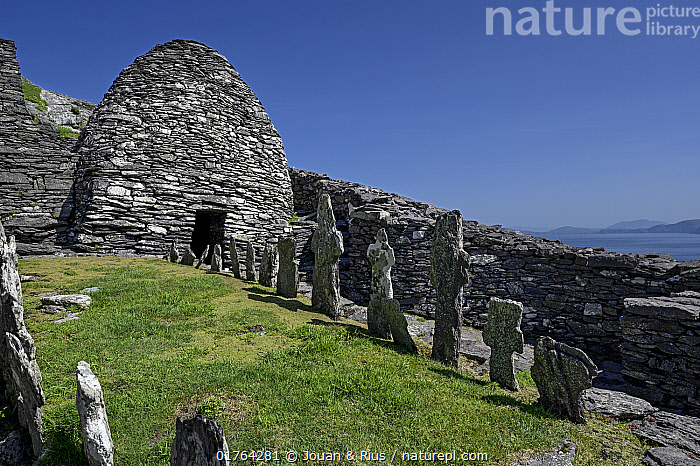 Stock photo of Monastery on Skellig Michael, Skellig Islands World ...