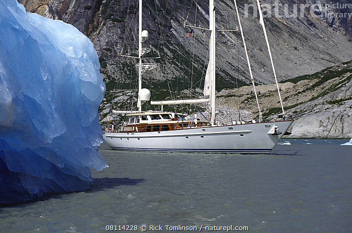 Stock photo of 118ft S&S designed superyacht, "Timoneer" moves around ...
